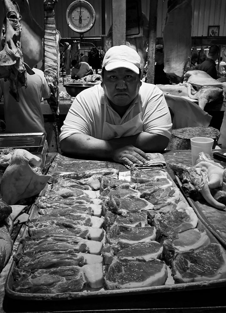 Angry Butcher Foto & Bild | erwachsene menschen, menschen ...