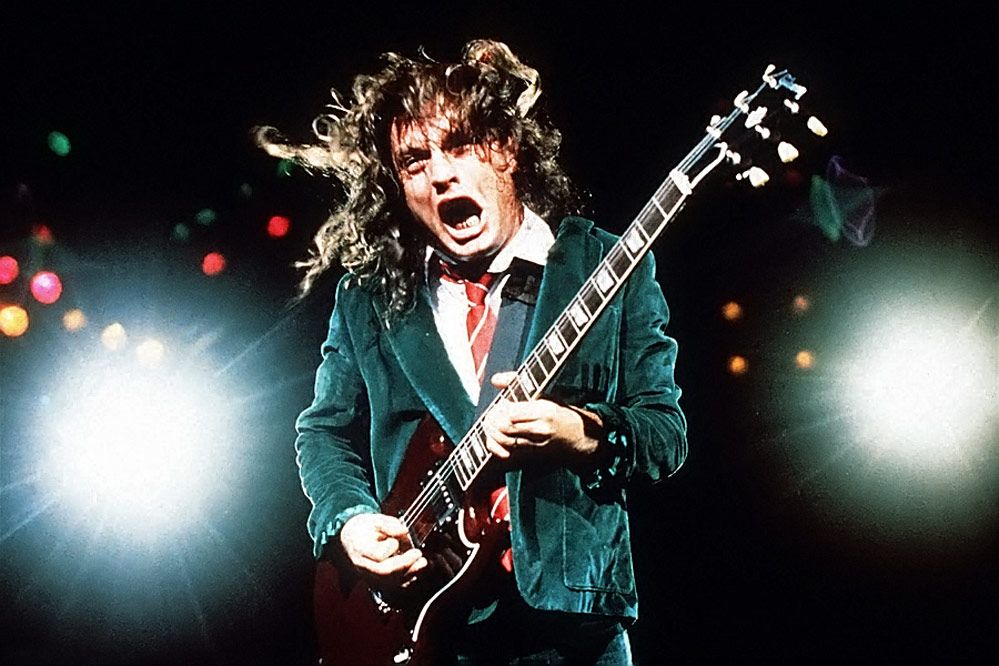 Angus Young (AC/DC) Sydney Entertainment Centre, 1986 Foto & Bild | menschen, szene, rock 'n ...