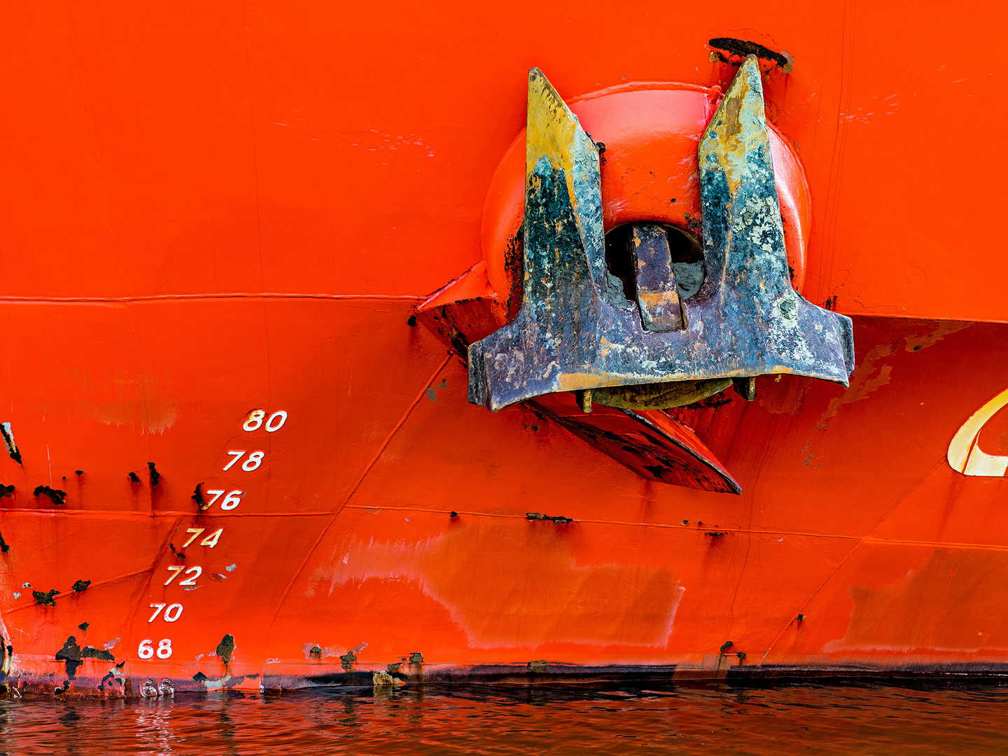 Anker der Georg Essberger II Foto & Bild | industrie und technik ...