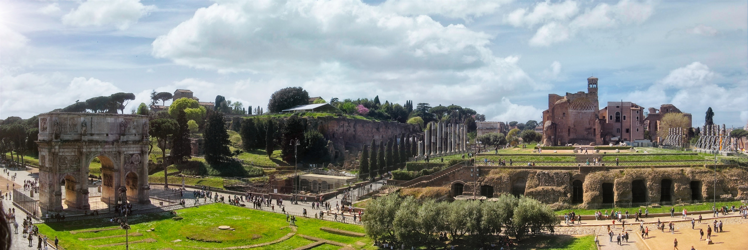 Antike Rom Panorama Foto & Bild | italy, world, spezial Bilder auf ...