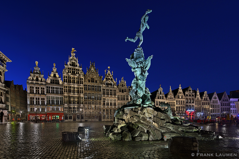 Antwerpen - Grote Markt Foto & Bild | architektur, architektur bei nacht, belgien Bilder auf ...