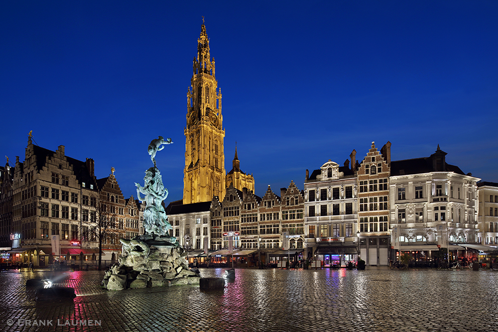 Antwerpen - Grote Markt Foto & Bild | architektur, architektur bei nacht, belgien nacht Bilder ...