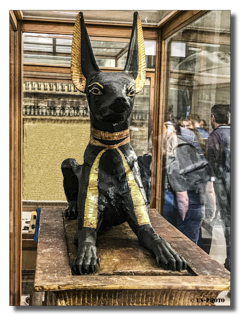 Anubis, ägyptische Museum Kairo Foto & Bild | kunstfotografie & kultur ...
