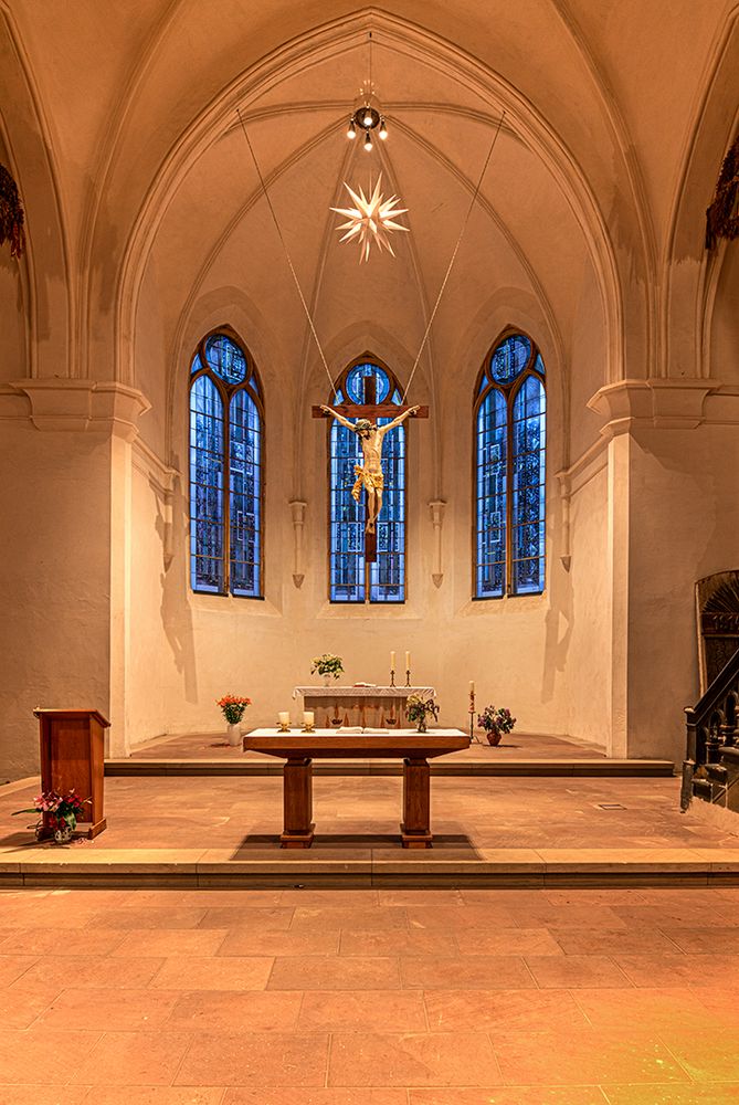 Apsis mit Altar... Foto & Bild | architektur, deutschland, europe ...