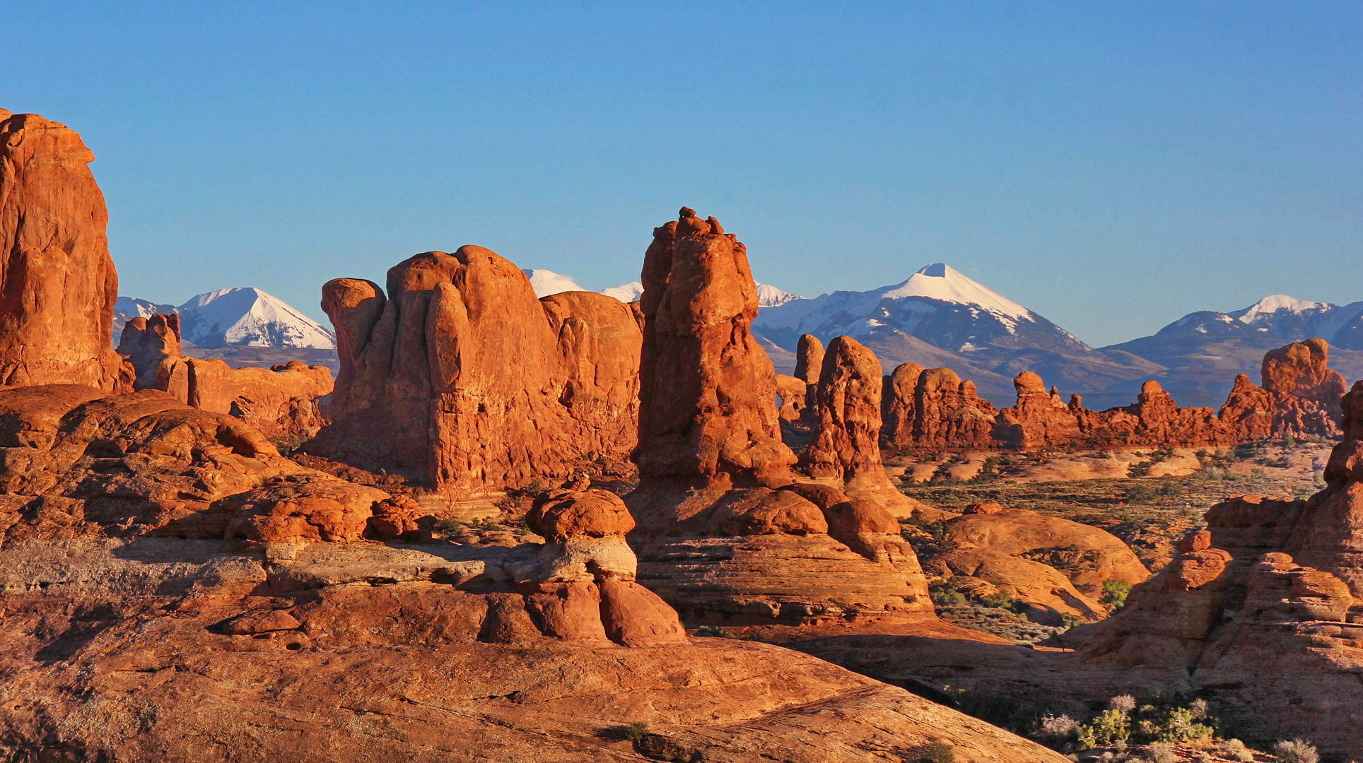 Arches NP - Windows Section Überblick Foto & Bild | north america ...