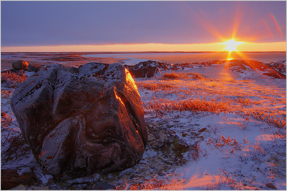 Arctic Sunset Foto & Bild | north america, canada, the north Bilder auf ...