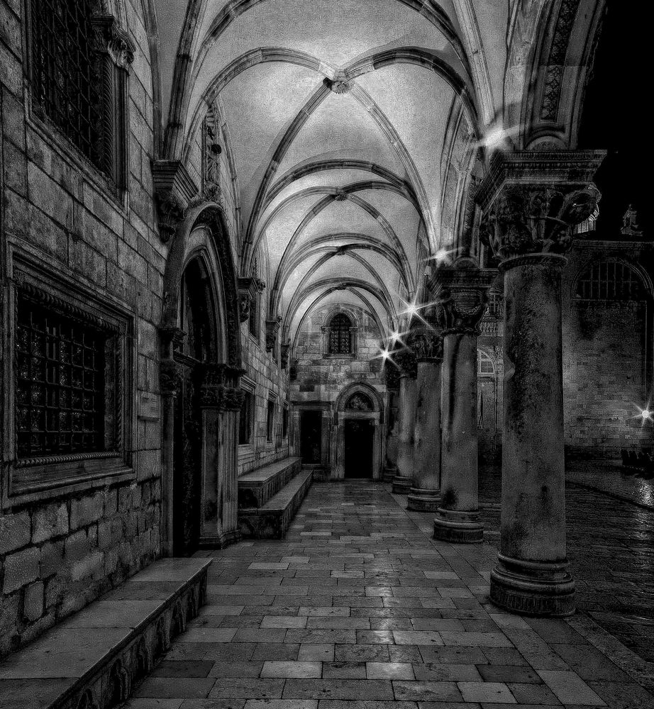 Arkaden in der Altstadt von Dubrovnik ..... Foto & Bild | architektur, europe, balkans Bilder ...