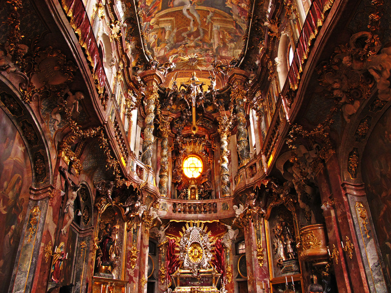 asamkirche II - münchen Foto & Bild | architektur, sakralbauten, innenansichten kirchen Bilder ...