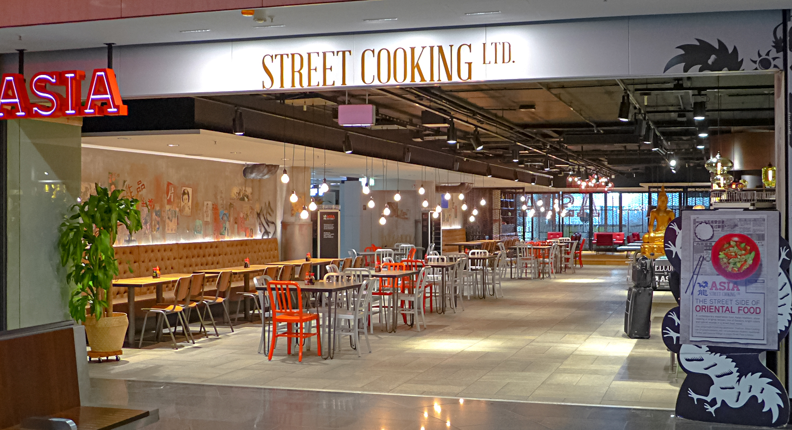 Asia Street Cooking im Frankfurter Flughafen Foto & Bild | deutschland ...