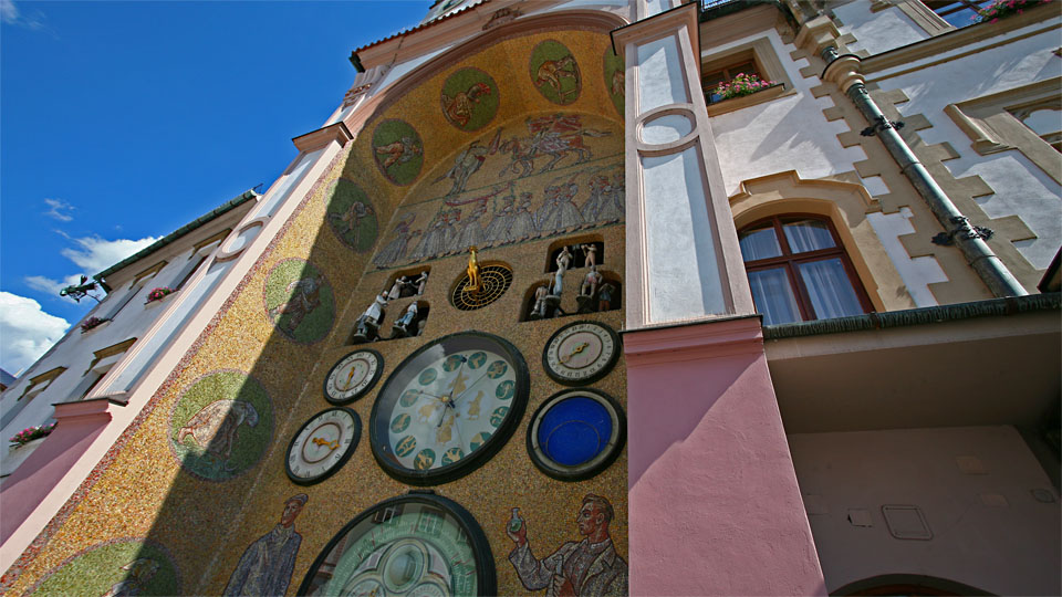 Astronomical Clock, Town Hall, Olomouc / CZ Foto & Bild | europe, czech ...