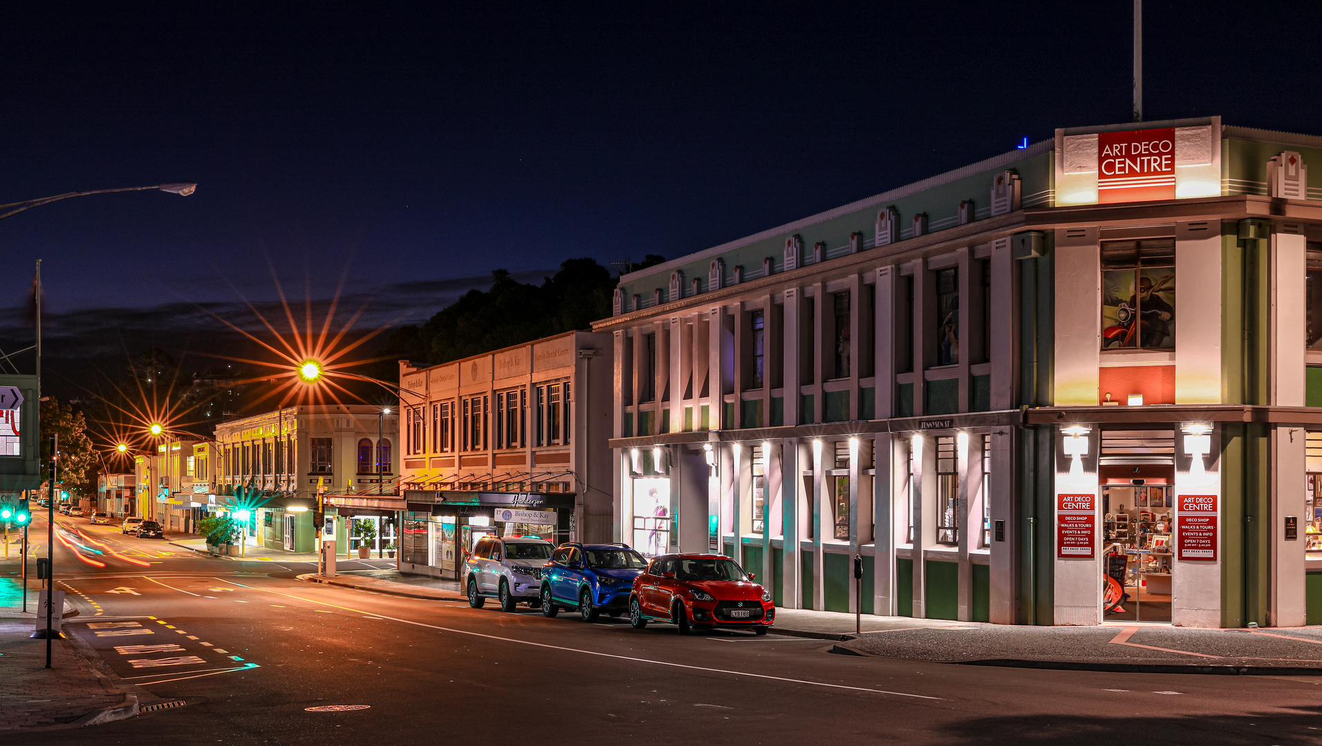 At Night in Napier Foto & Bild | world, architektur, new zealand Bilder ...