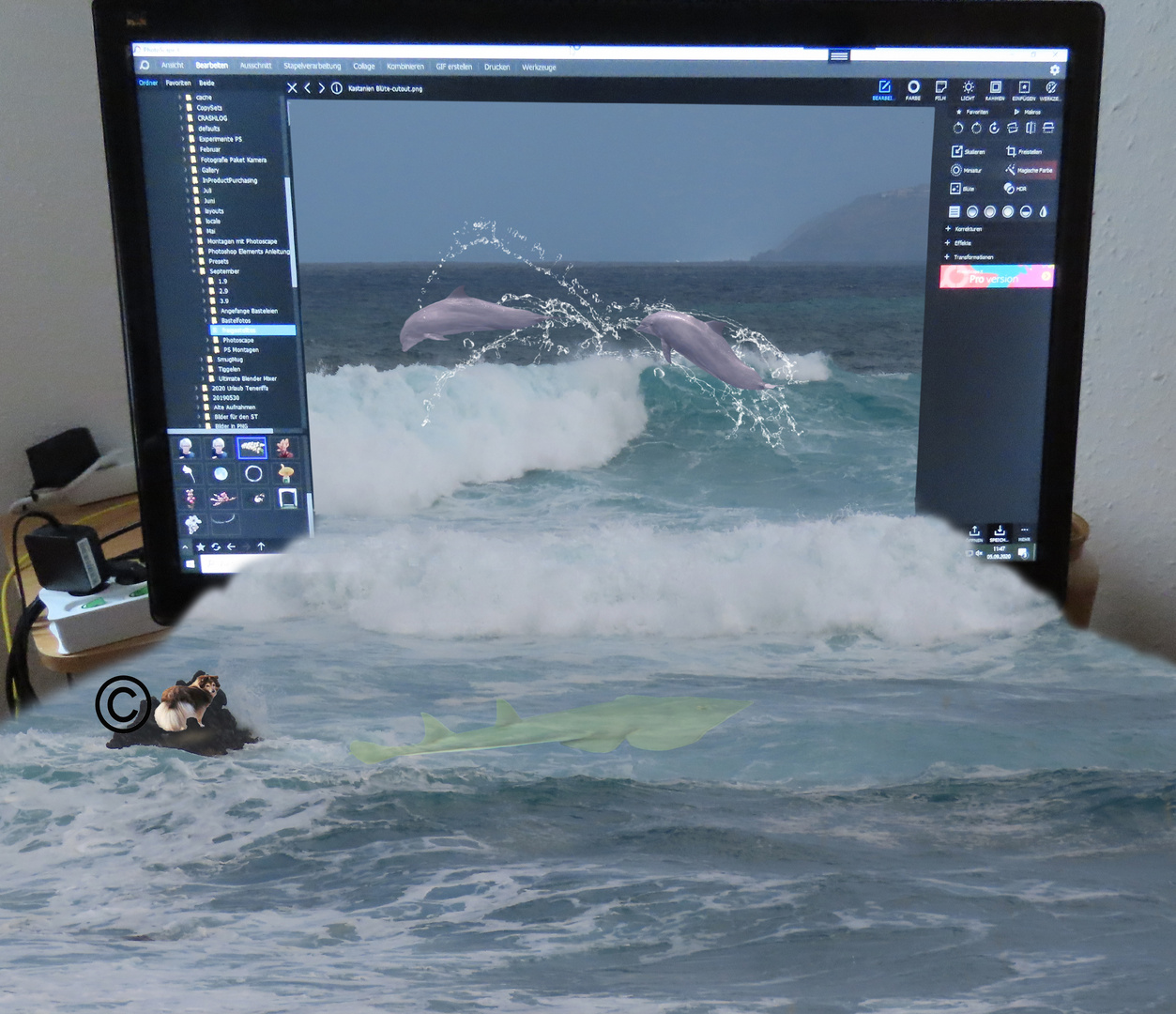 Atlantik auf dem Schreibtisch Foto & Bild | wasser, wolken, meer Bilder ...