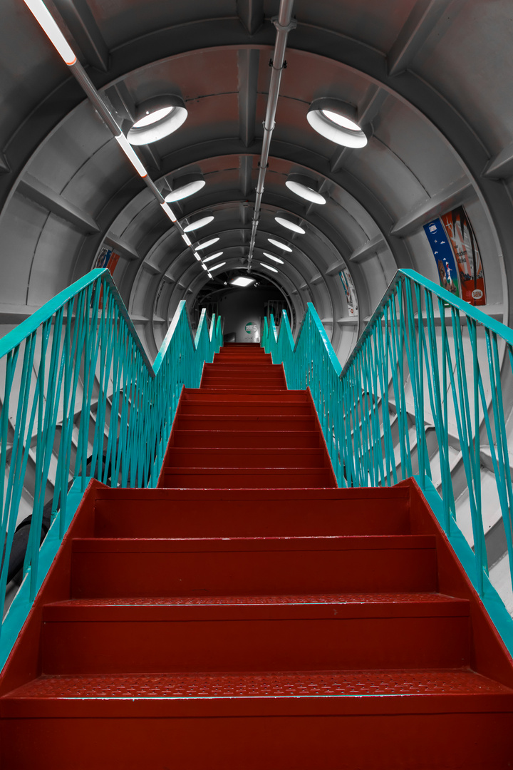 Atomium-stairs Foto & Bild | world, reisen, architektur Bilder auf ...