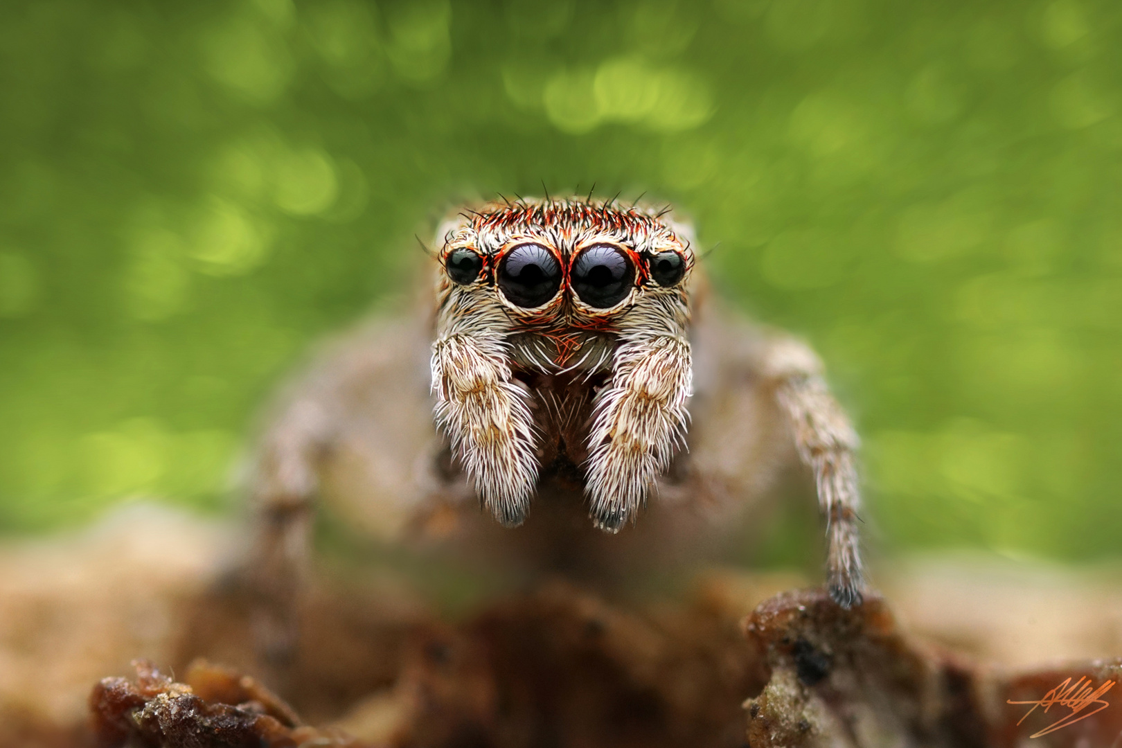 Attulus saltator Weibchen Foto & Bild | tiere, wildlife, spinnen Bilder ...