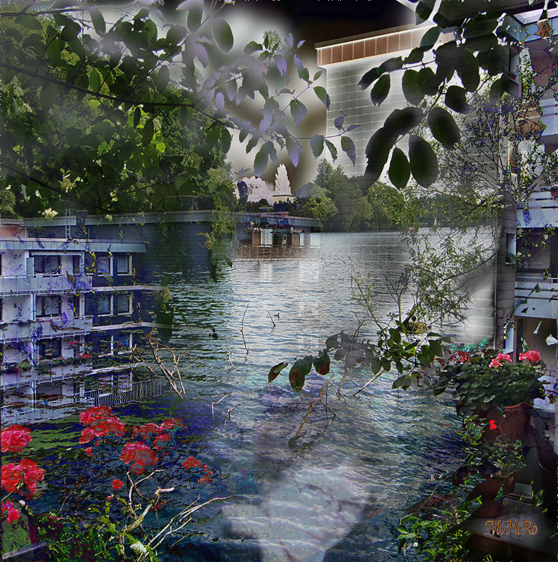 Auf dem Balkon und der Unterbacher See mit mir Foto & Bild | wasser ...