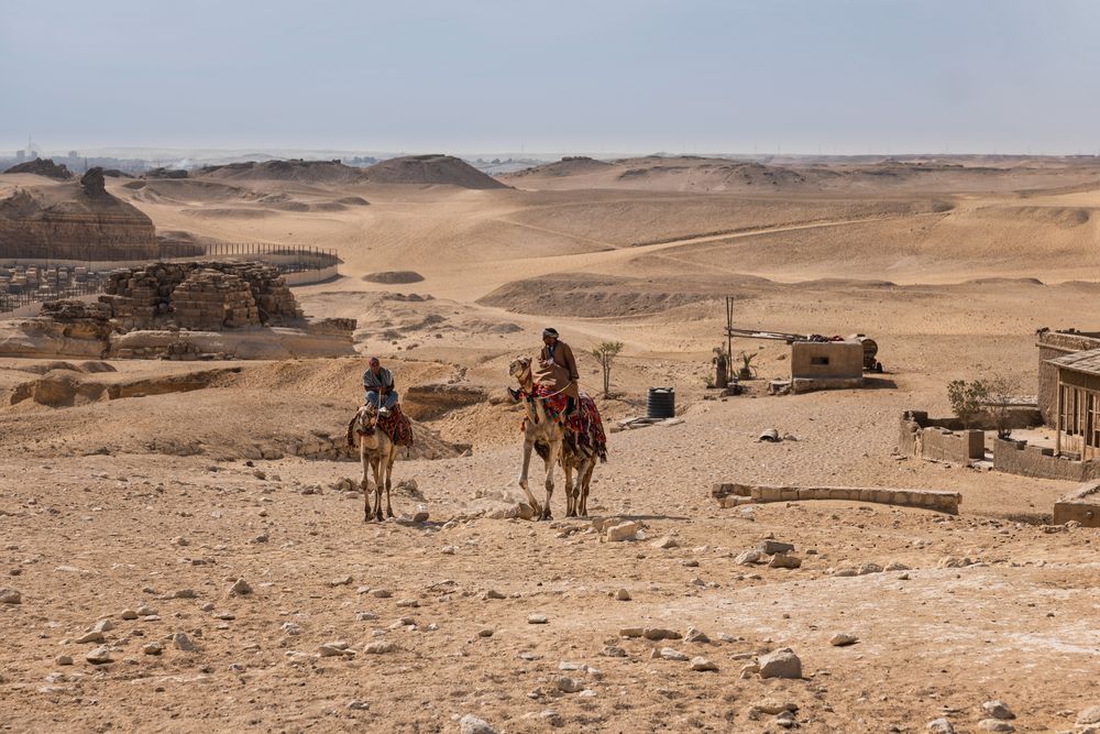 auf dem Weg zu den Pyramiden von Gizeh Foto & Bild | africa, egypt ...