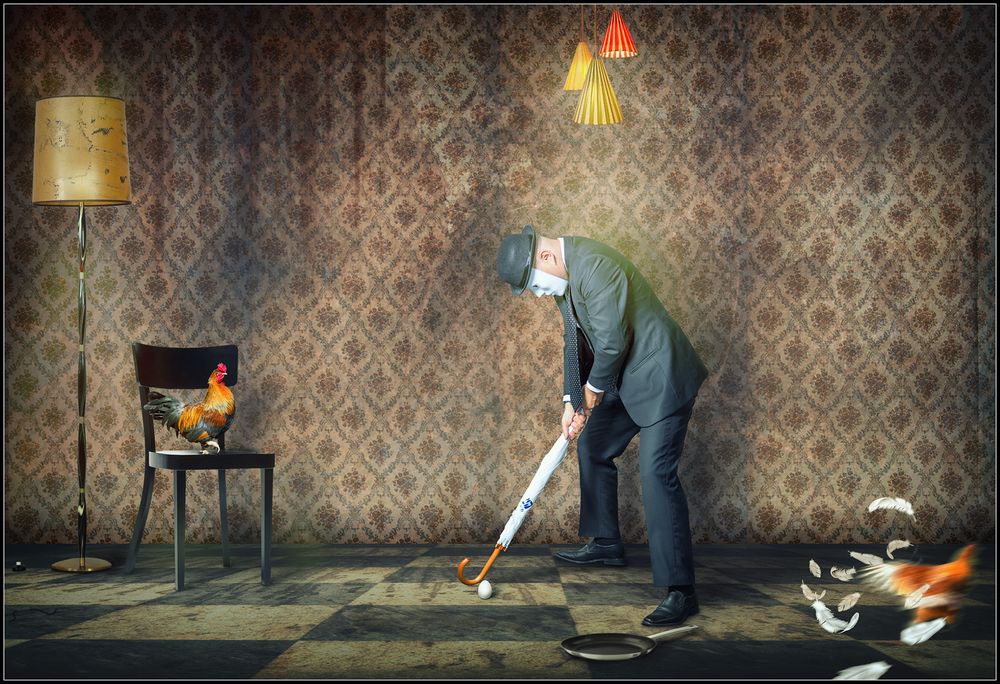 Auf der Flucht Foto & Bild | fotomontage, composing , fotos Bilder auf fotocommunity