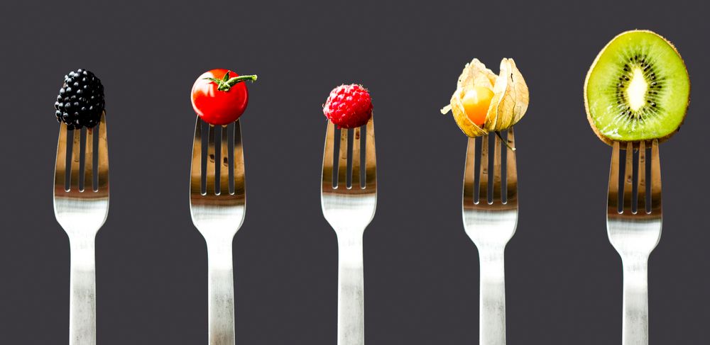 auf der Gabel Foto & Bild | stillleben, gabel, bunt Bilder auf ...