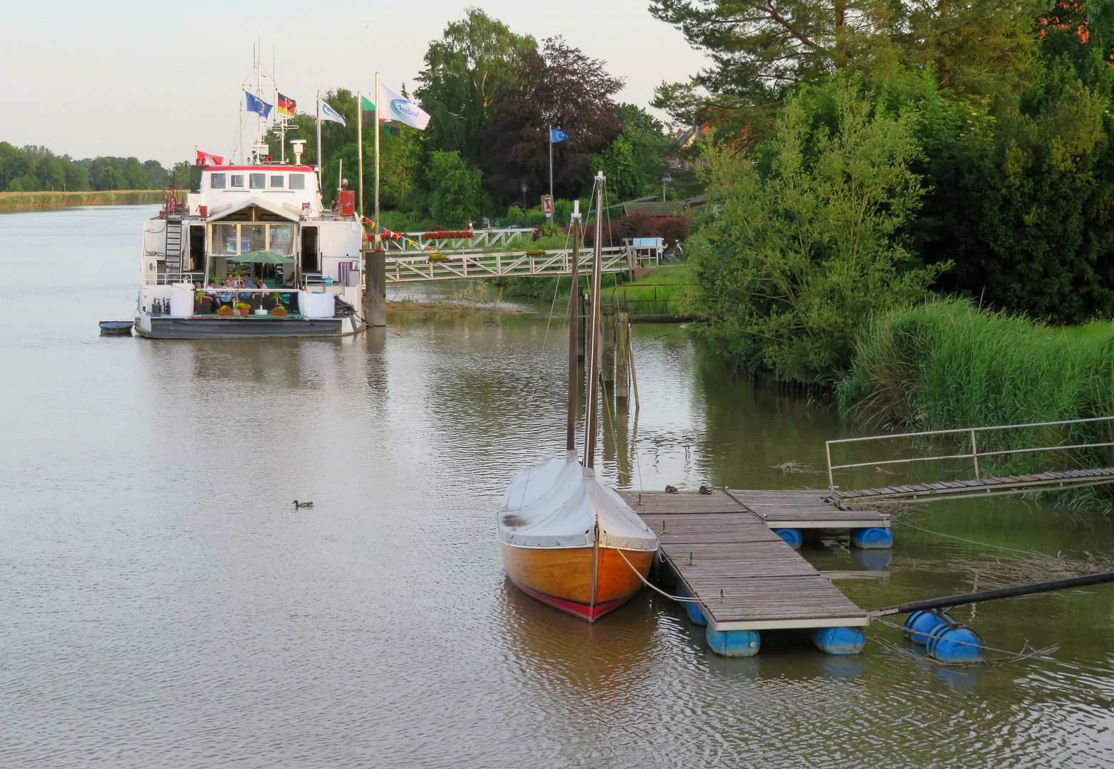 Auf der Oste ... Foto & Bild | fotos, sommer, outdoor Bilder auf ...