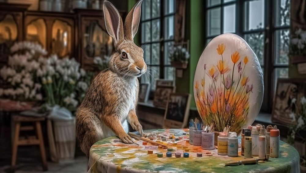 Auf der Suche nach dem Osterhasen (5) Foto & Bild | surreal, april ...