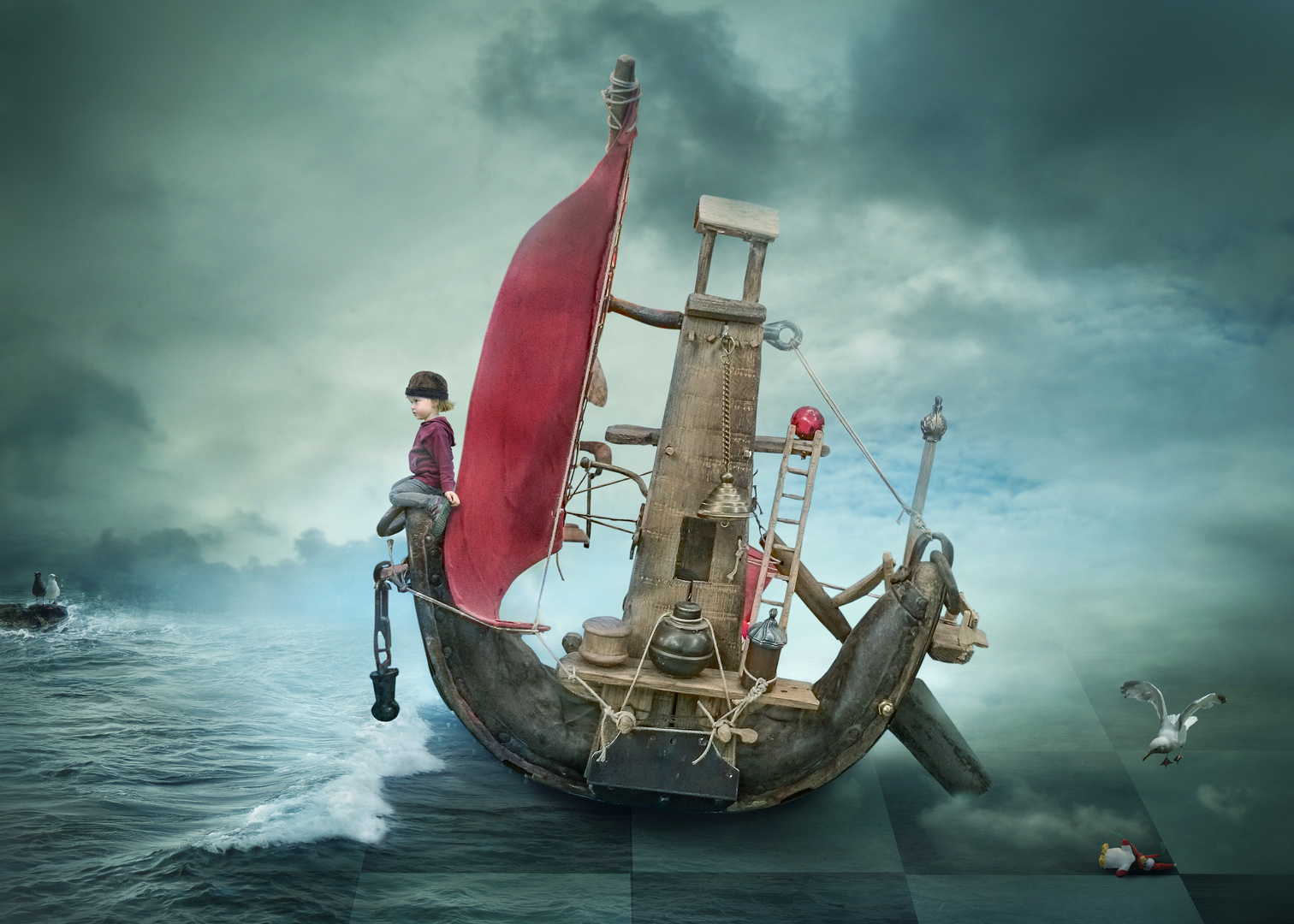 Auf großer Fahrt Foto & Bild | fotomontage, fantasy mystery, composing Bilder auf fotocommunity