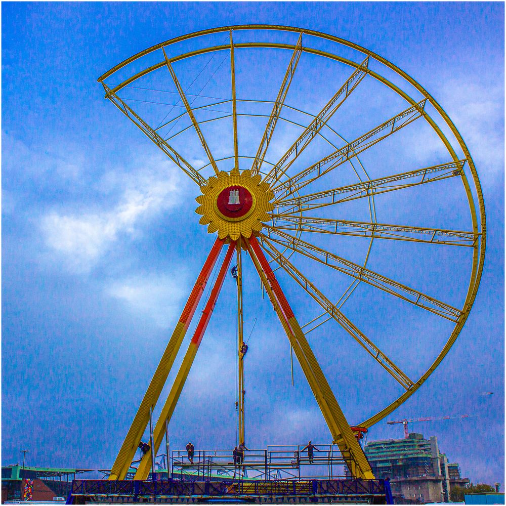 Auf Männer ... Foto & Bild | riesenrad, aufbau, jahrmarkt Bilder auf ...
