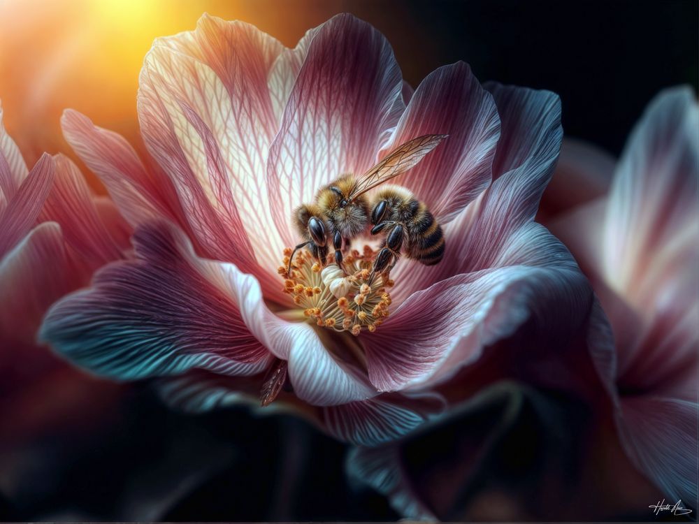 Auf Nektarsuche! Foto & Bild | ki - montagen, ki - natur, ki - tiere Bilder auf fotocommunity