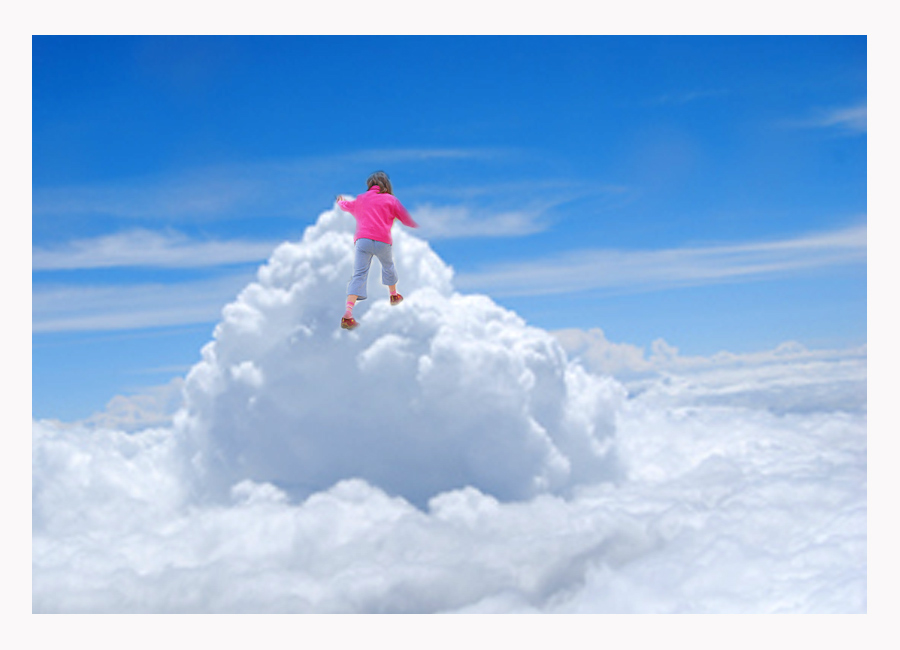 auf Wolken gehen.... Foto & Bild | fotomontage, landschaften, digiart Bilder auf fotocommunity
