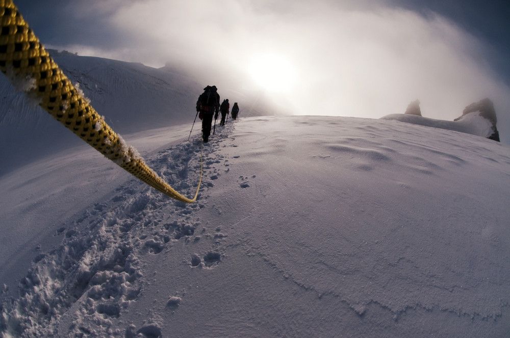 Aufbruch ins Ungewisse Foto & Bild | landschaft, gletscher, berge ...