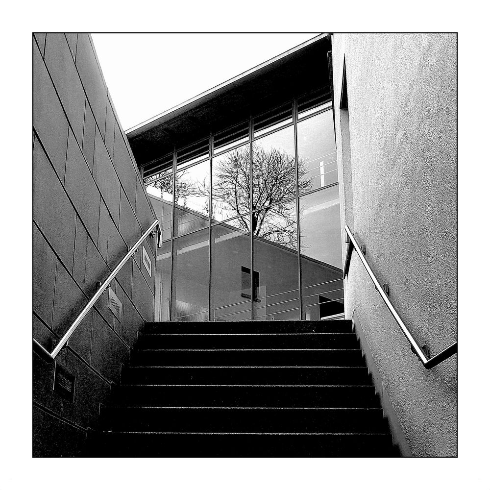 Aufgang mit Durchblick Foto & Bild | architektur, projekte, fassaden Bilder auf fotocommunity