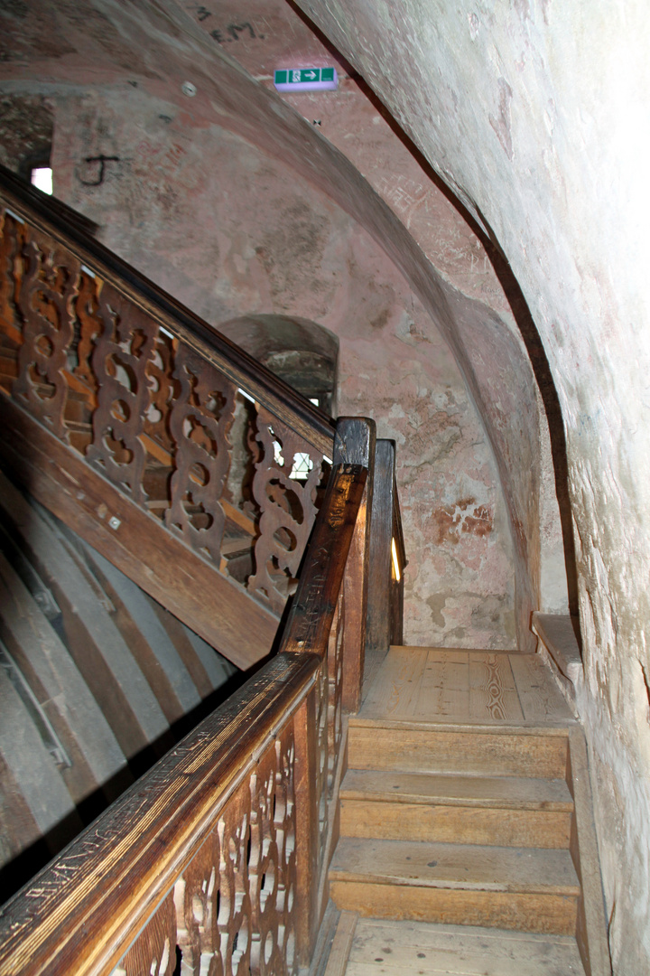Aufgang zum Großen Faß im Heidelberger Schloß Foto & Bild | deutschland ...