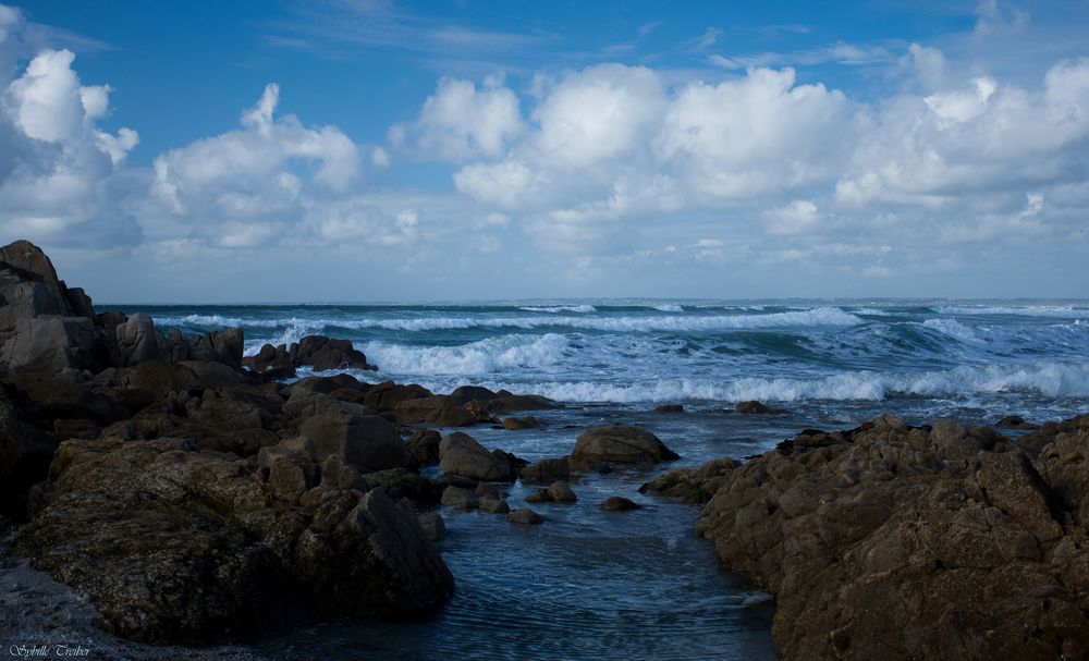 Aufgewühltes Meer Foto & Bild | europe, france, landschaft Bilder auf ...