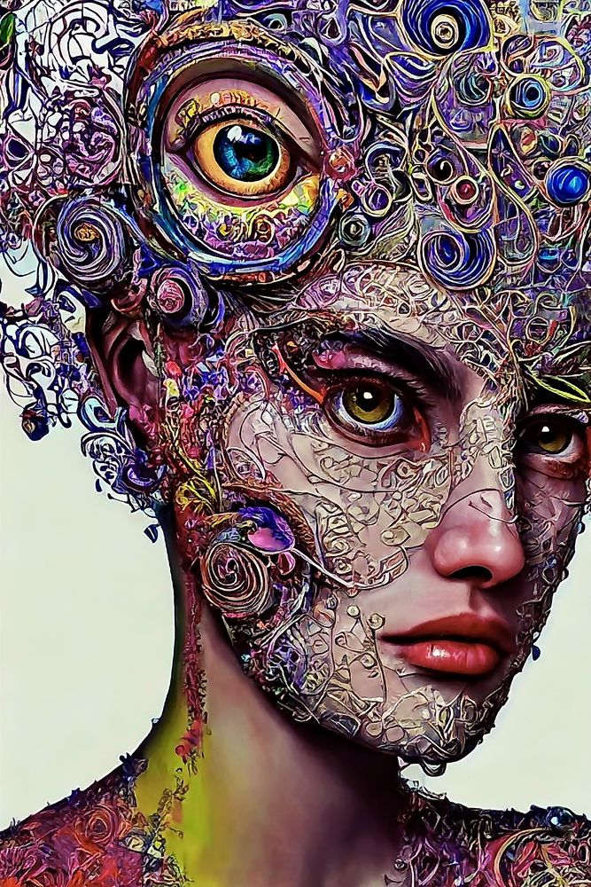 Augen über Augen Foto & Bild | ki - montagen, digitale bilder, street Bilder auf fotocommunity