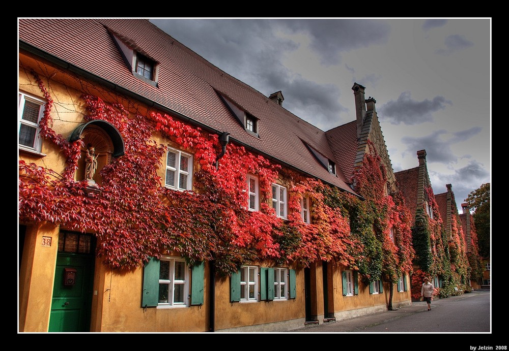 Augsburg - Die Fuggerei Foto & Bild | bearbeitungs - techniken, hdri ...