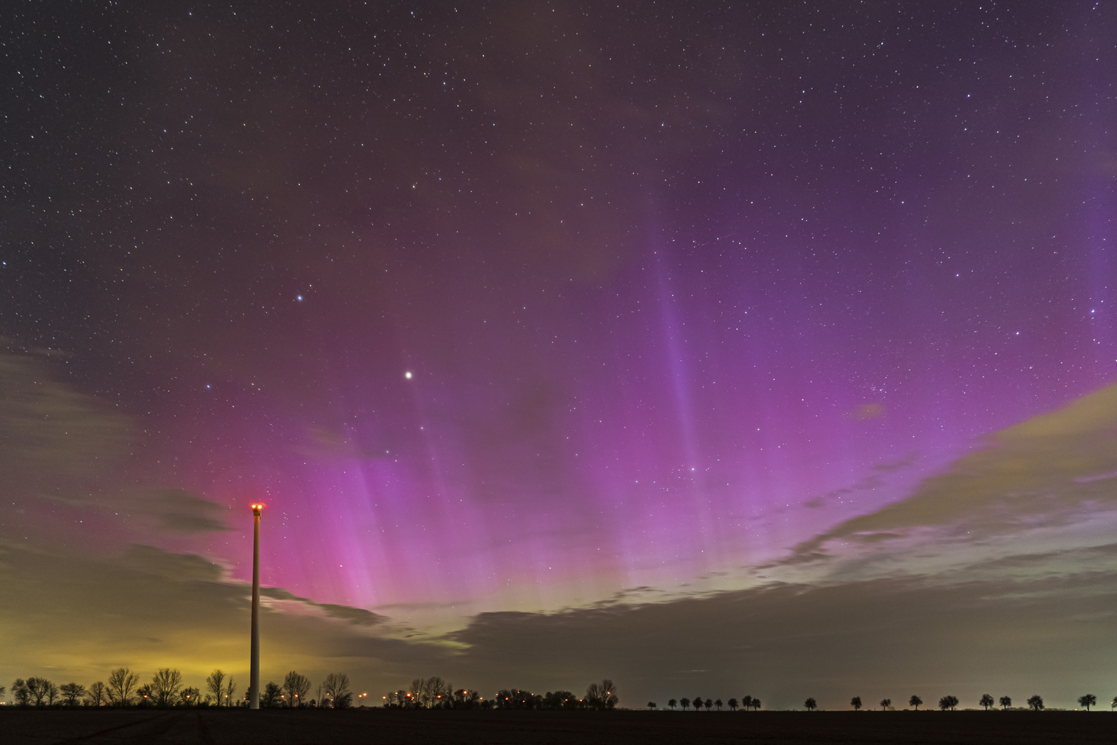 Aurora Borealis über Deutschland Foto & Bild | nacht, licht, natur Bilder auf fotocommunity