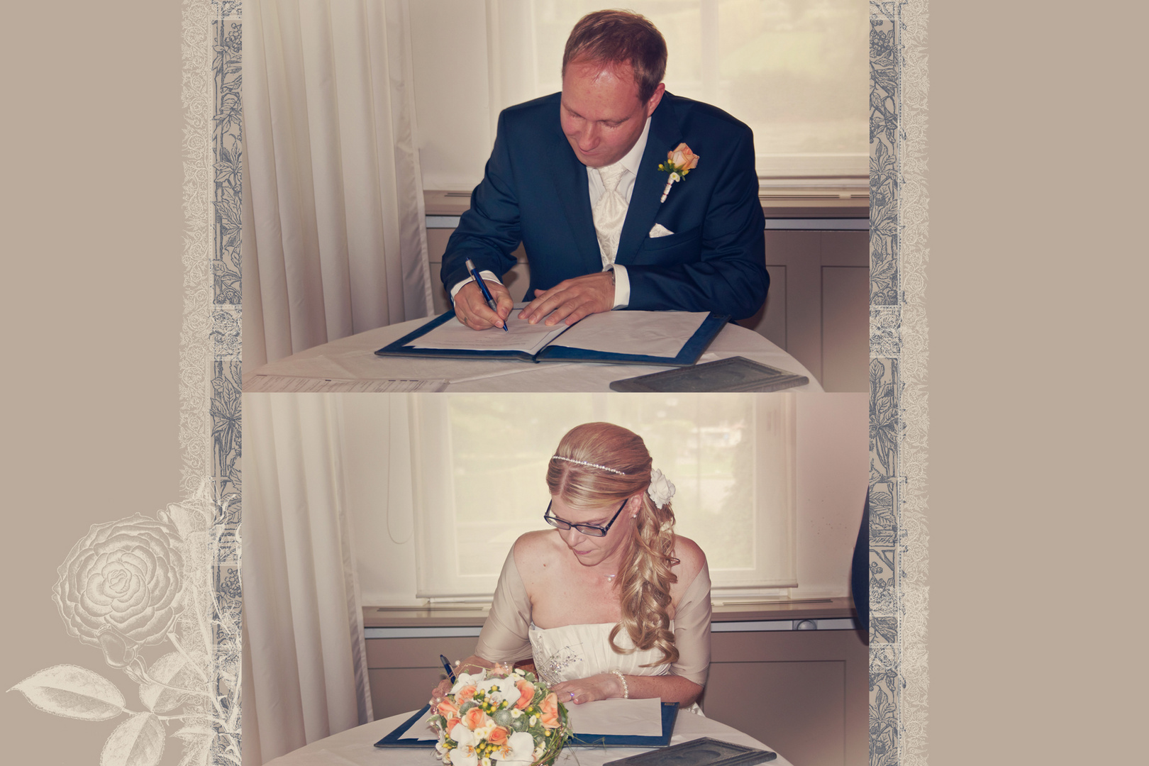 Aus 2 wird 1 Foto & Bild | hochzeit, collagen, heiraten Bilder auf fotocommunity