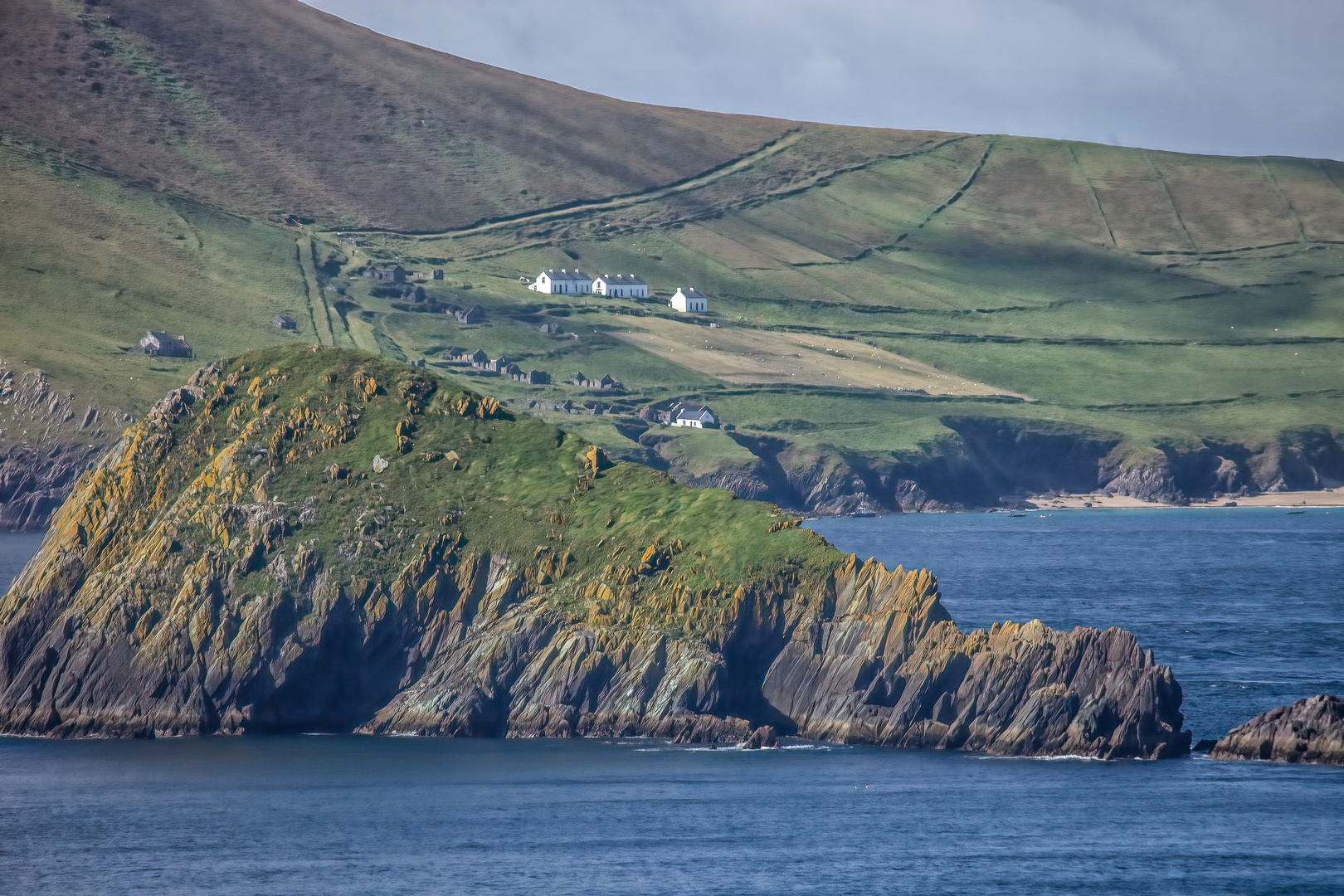 Ausblick auf die Great Blasket Island Foto & Bild | europe, united ...