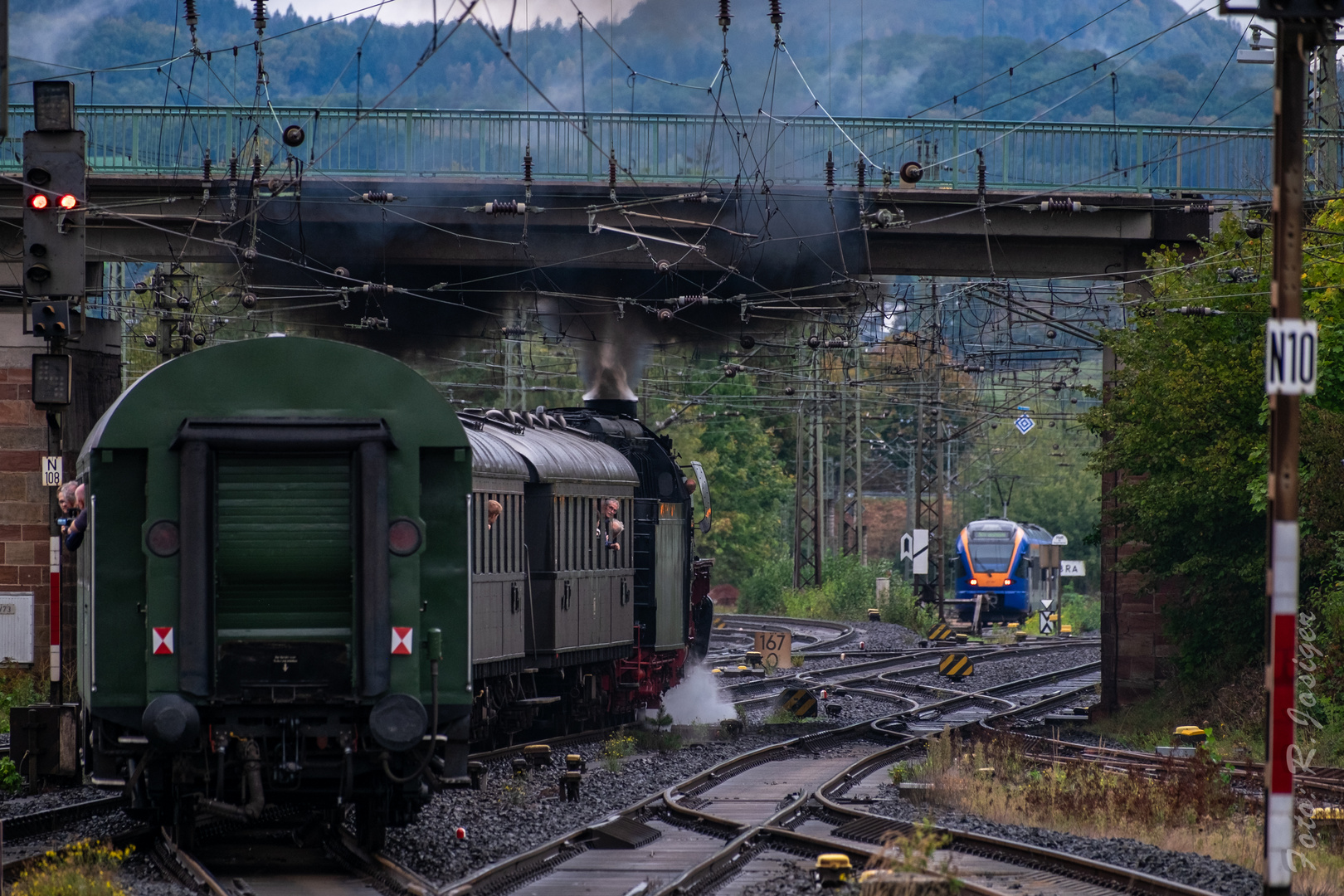Ausfahrt Bebra Foto & Bild | historische eisenbahnen, museale bahnen ...