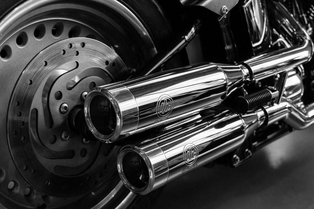 Auspuff Foto & Bild | autos & zweiräder, motorräder, details und ...