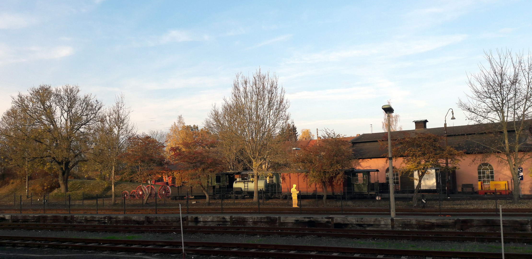 Außenbereich Deutsches Dampflokmotiv Museum Neuenmarkt Wirsberg Foto ...