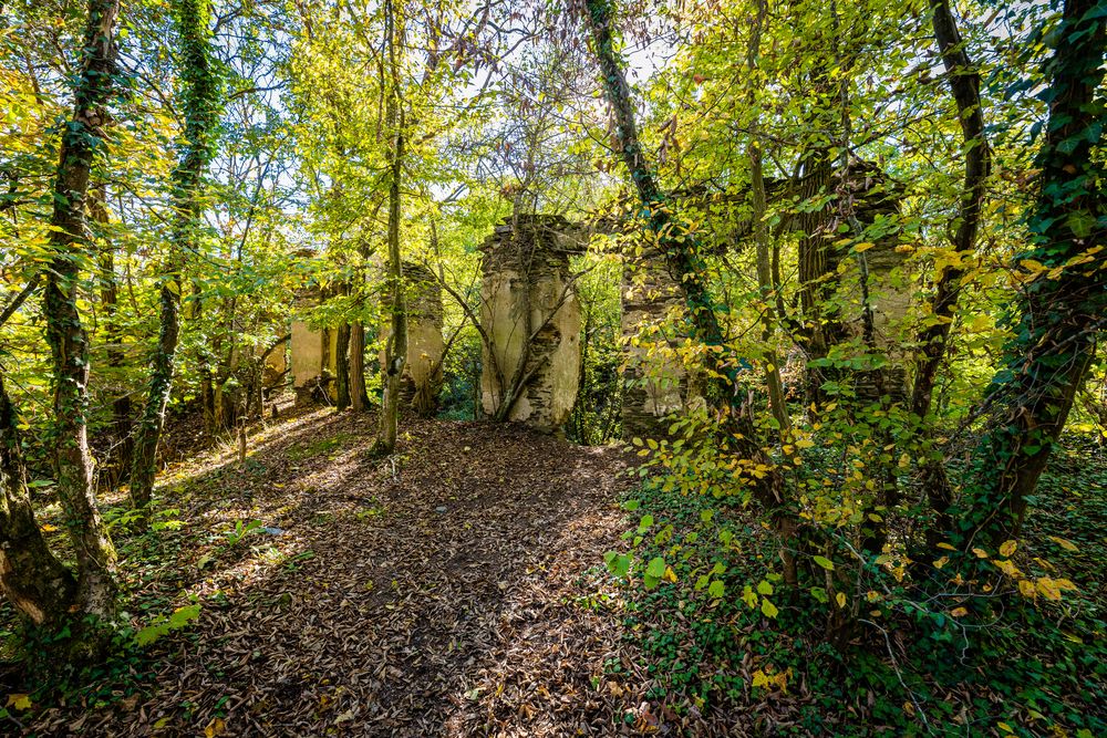 Außenmauer Burg Waldeck 24 Foto & Bild | burg, ruine, burgruine Bilder ...