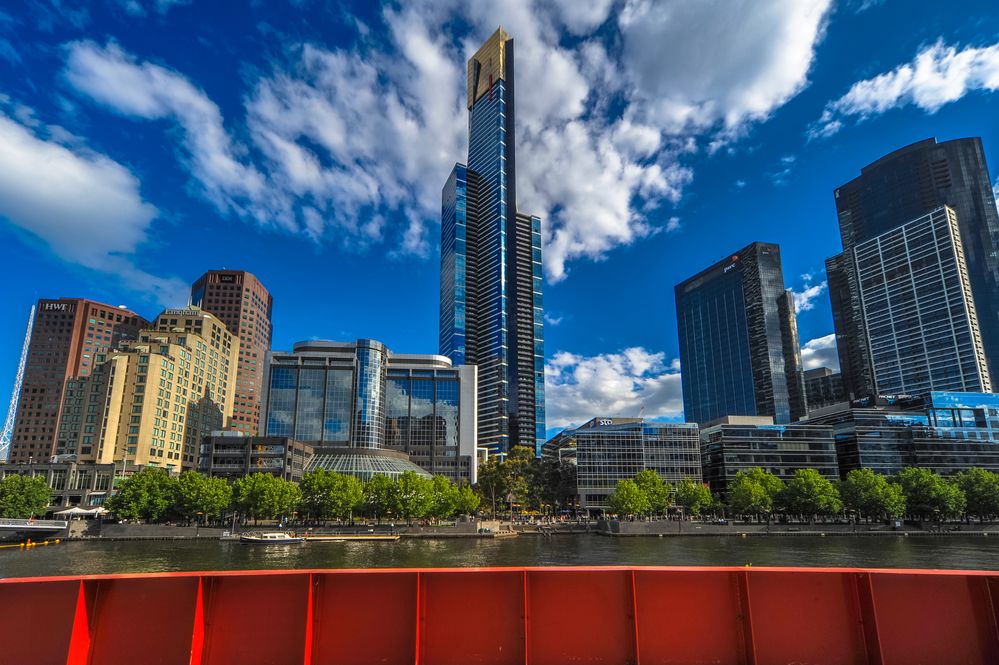 Australien: Melbourne, Eureka Tower Foto & Bild | wolken, himmel ...