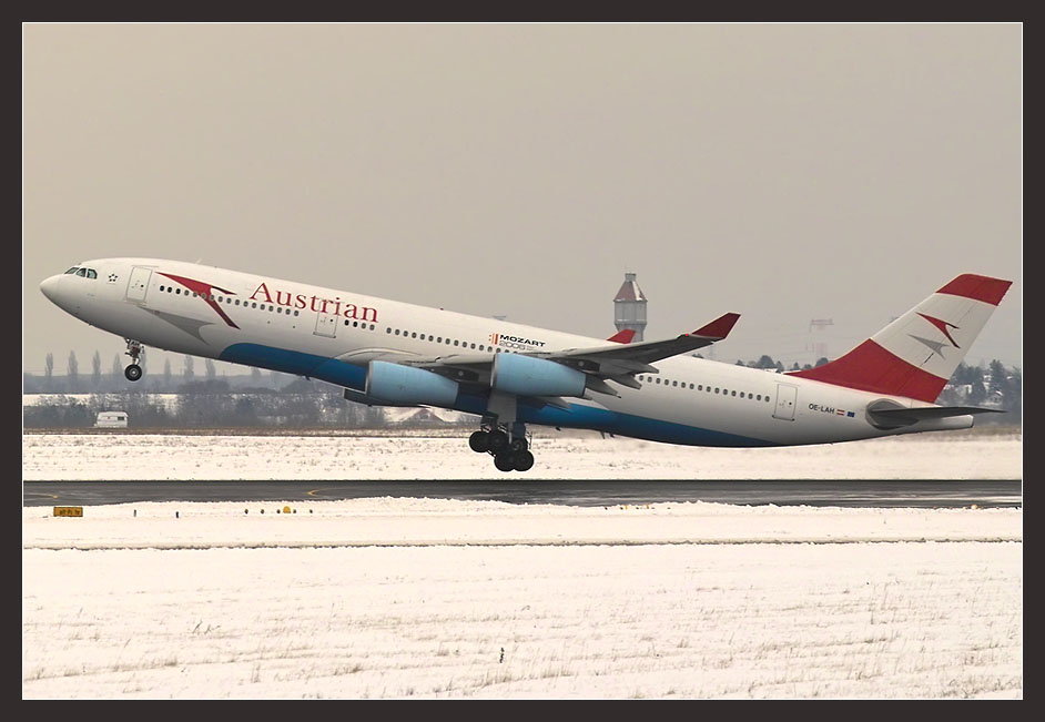 Austrian Airlines A340 Foto & Bild | luftfahrt, passagiermaschinen ...