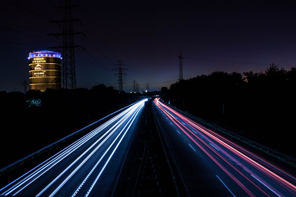 Autobahn foto Foto & Bild | spezial, nacht, licht Bilder auf fotocommunity