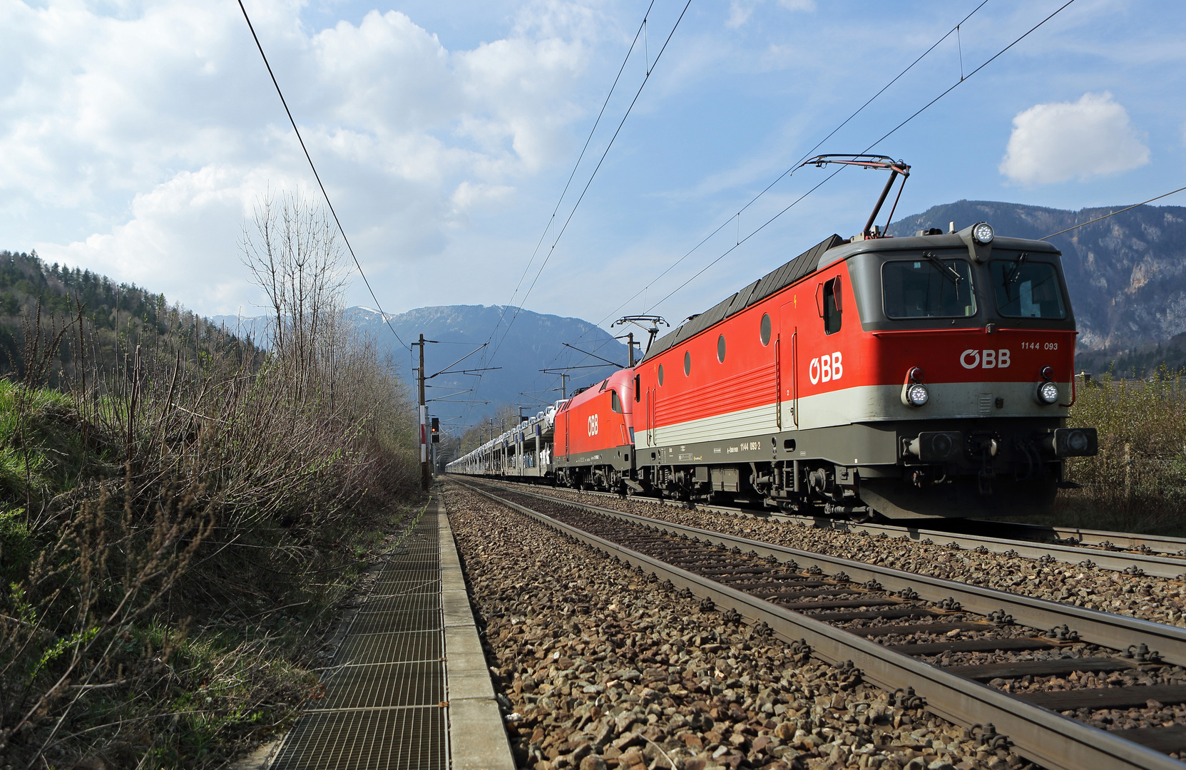 'Autozug über den Semmering' Foto & Bild | eisenbahn, 1144, motive ...