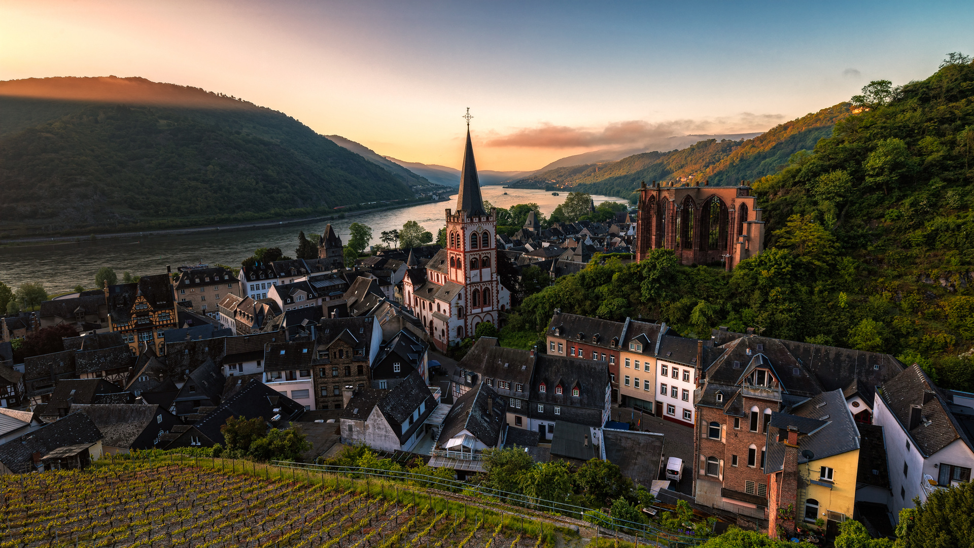 Bacharach Foto & Bild | architektur, landschaft, sakralbauten Bilder ...