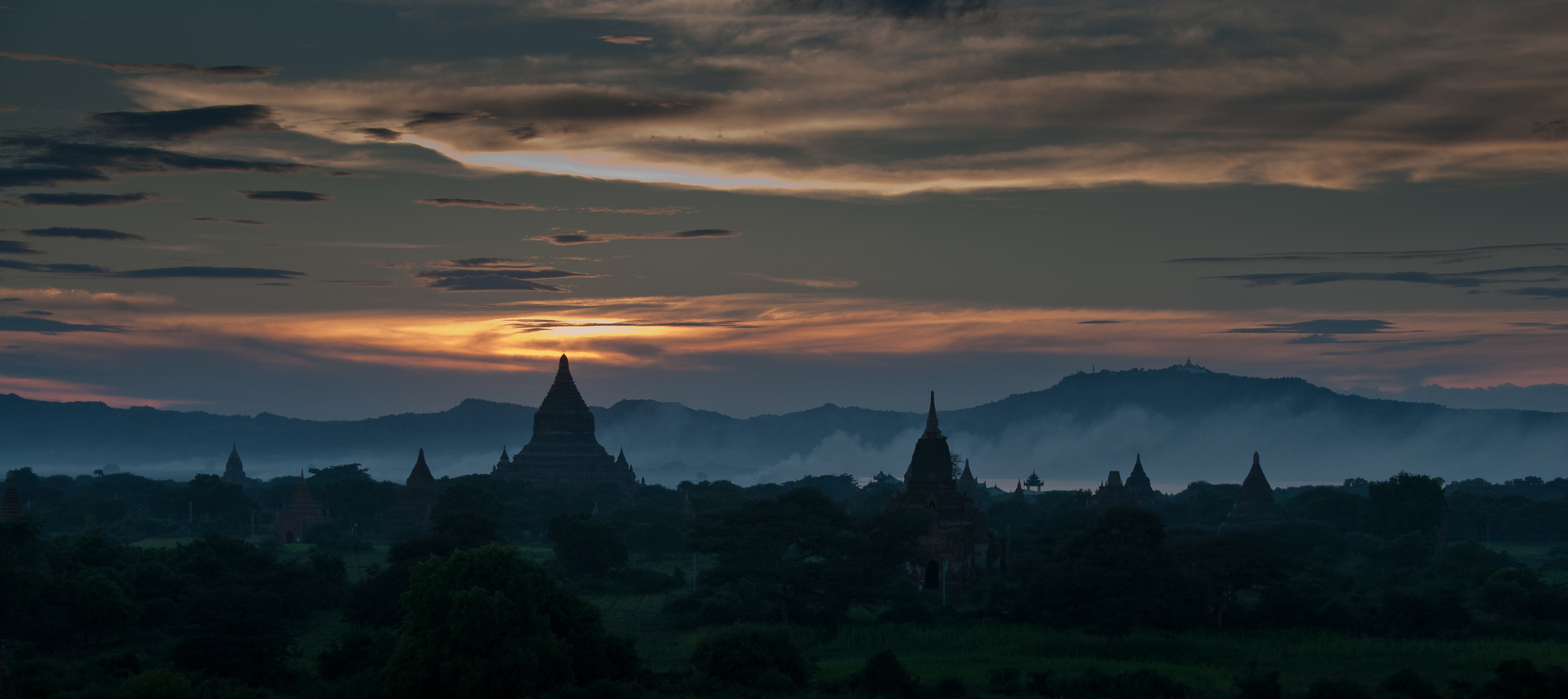 Bagan sunset Foto % Immagini| sunset, myanmar, burma Foto su fotocommunity