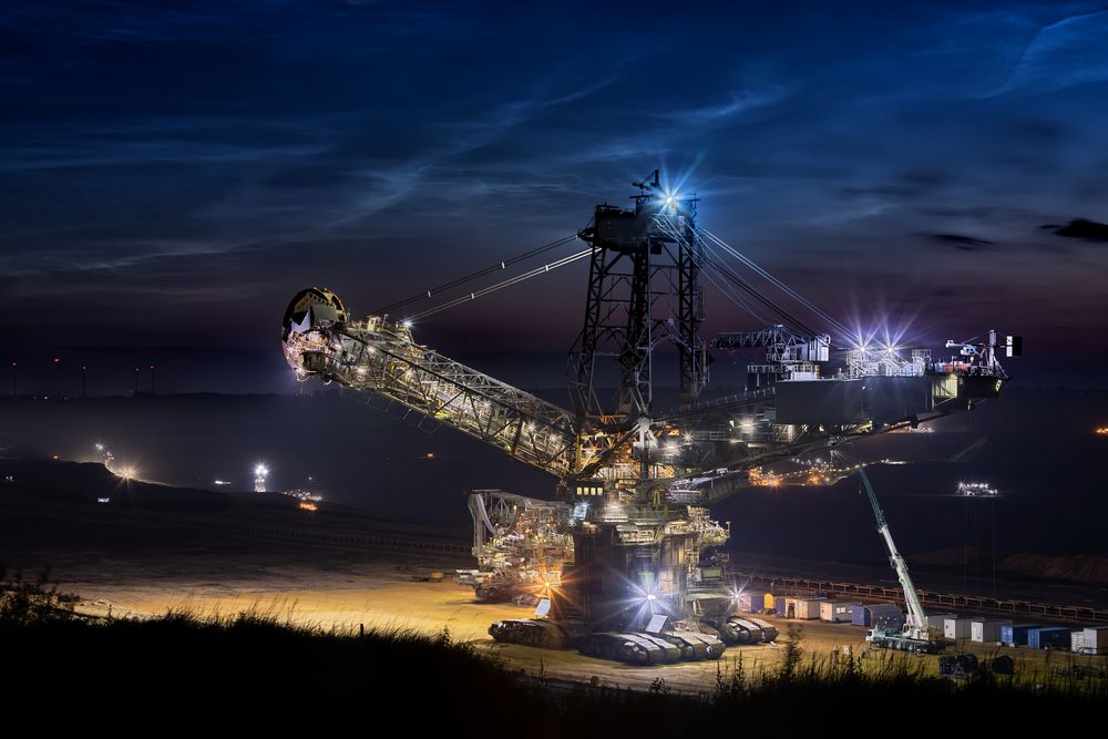 Bagger 261 Foto & Bild | nacht, tagebau, braunkohle Bilder auf ...