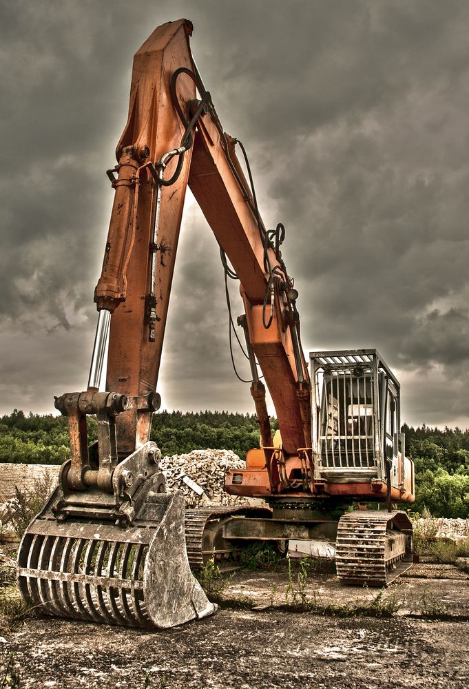 Bagger Foto & Bild | baumaschinen, verkehr & fahrzeuge, schiene und ...