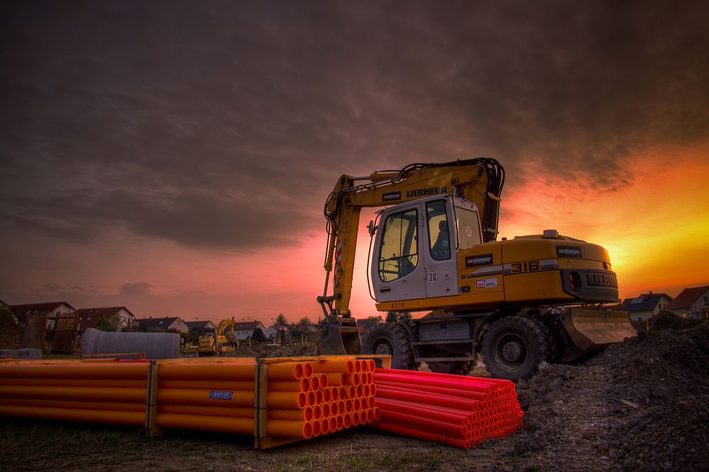 Bagger Foto & Bild | architektur, baustellen, motive Bilder auf ...